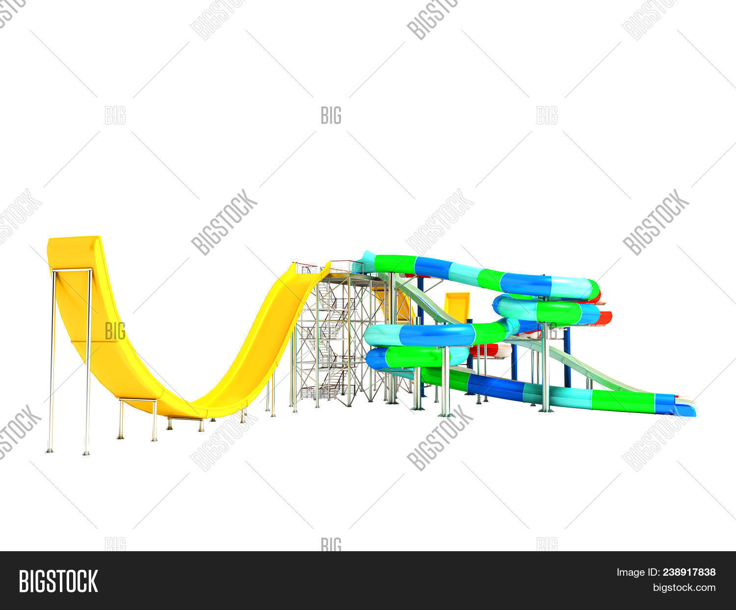 Modern Water Slides Image & Photo (Free Trial) | Bigstock