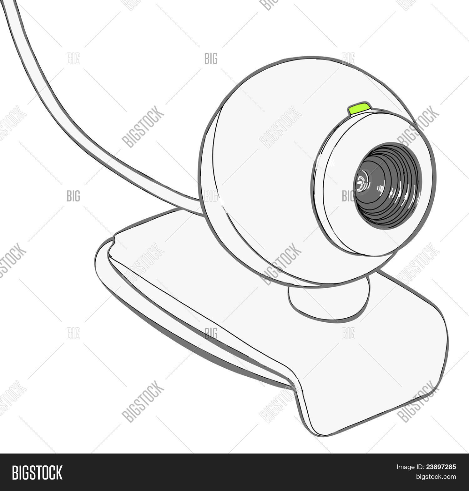 Web Camera Isolated On Image & Photo (Free Trial) | Bigstock