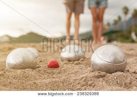 Beach. Game Bocha. Image & Photo (Free Trial) | Bigstock