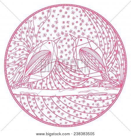 Mandala Birds. Design Vector & Photo (Free Trial) | Bigstock