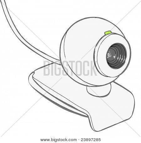 Web Camera Isolated On Image & Photo (Free Trial) | Bigstock