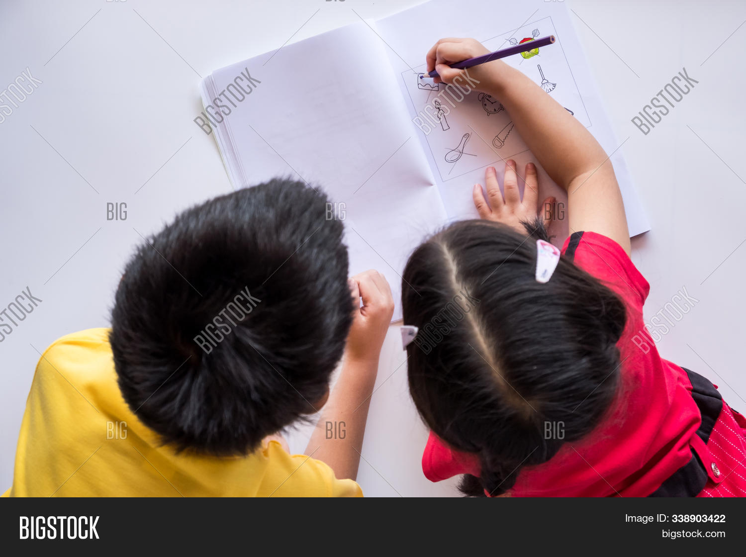 Kids Doing Homework Image & Photo (Free Trial) | Bigstock
