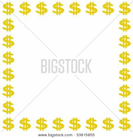 Gold Dollar Sign Frame Image & Photo (Free Trial) | Bigstock