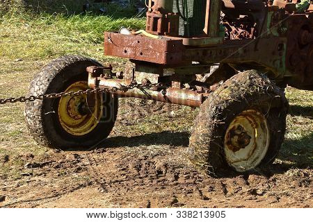 Frame Old Tractor Image & Photo (Free Trial) | Bigstock