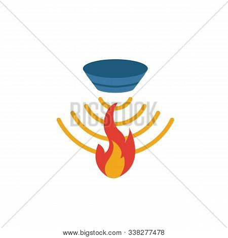 Flame Detector Icon. Vector & Photo (Free Trial) | Bigstock