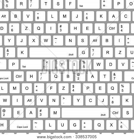 Computer Keyboard Texture