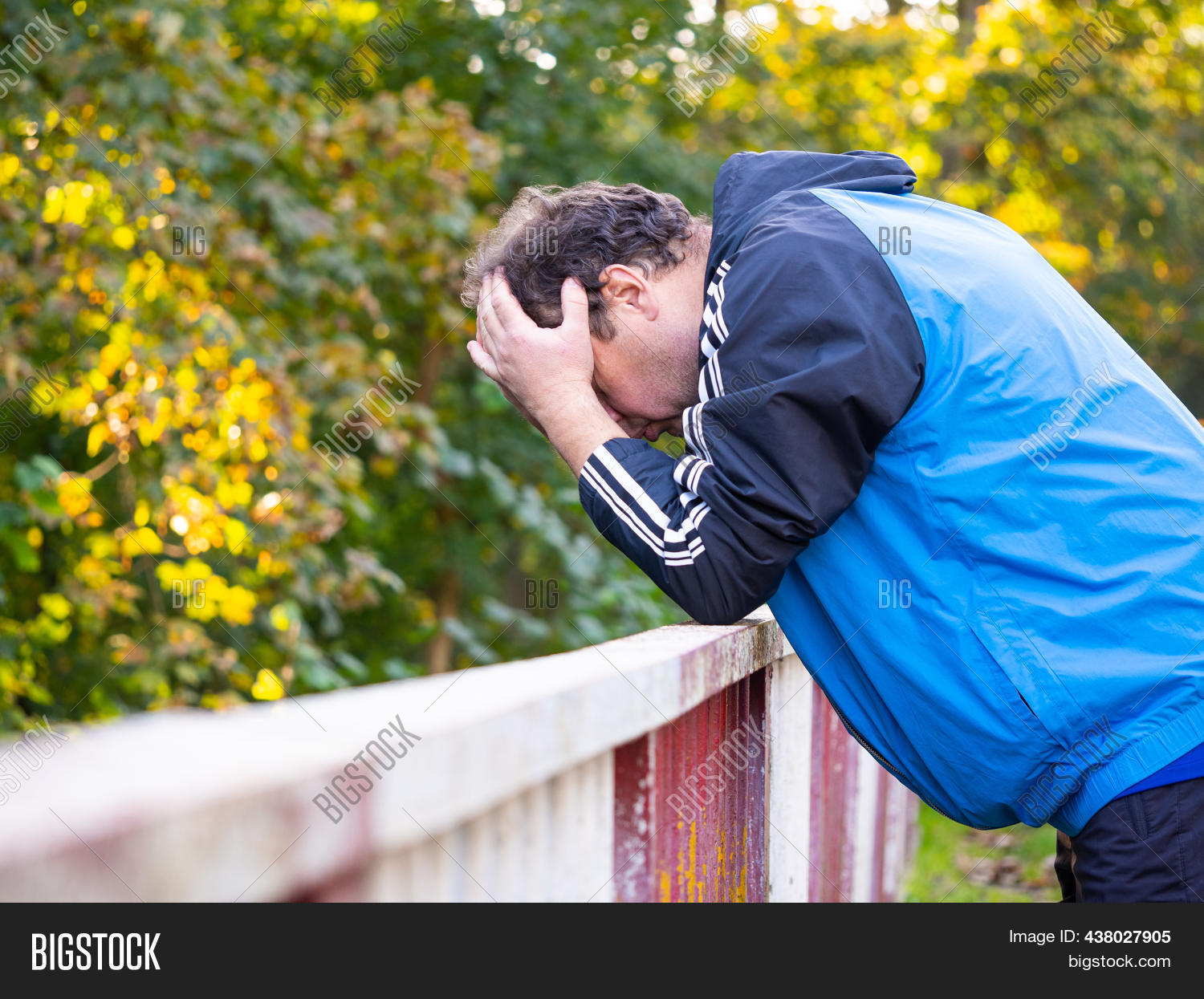 Man His Head His Hands Image & Photo (Free Trial) | Bigstock