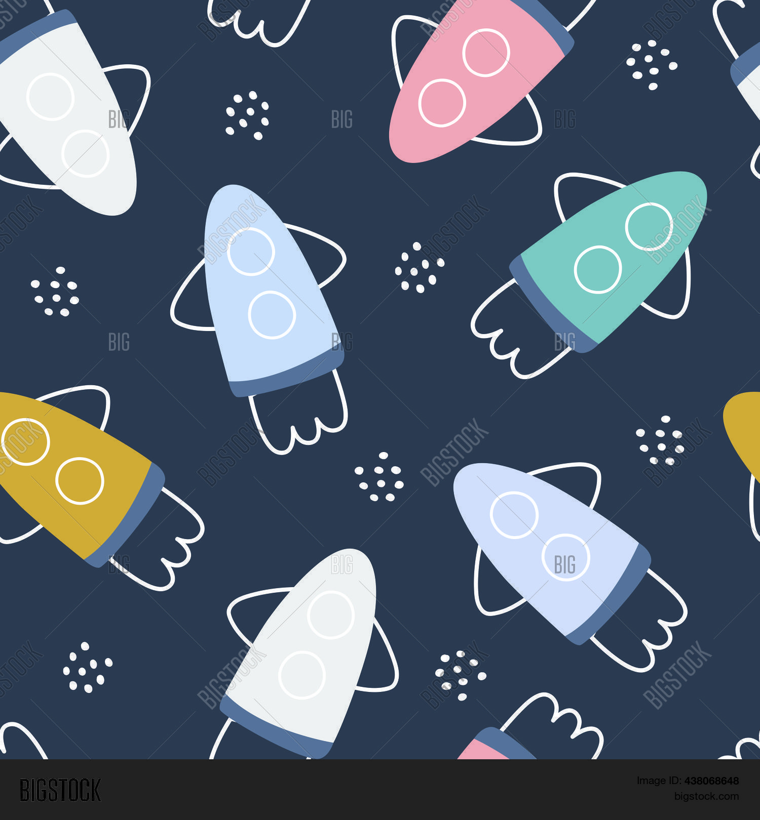 Space Background Kids Vector & Photo (Free Trial) | Bigstock