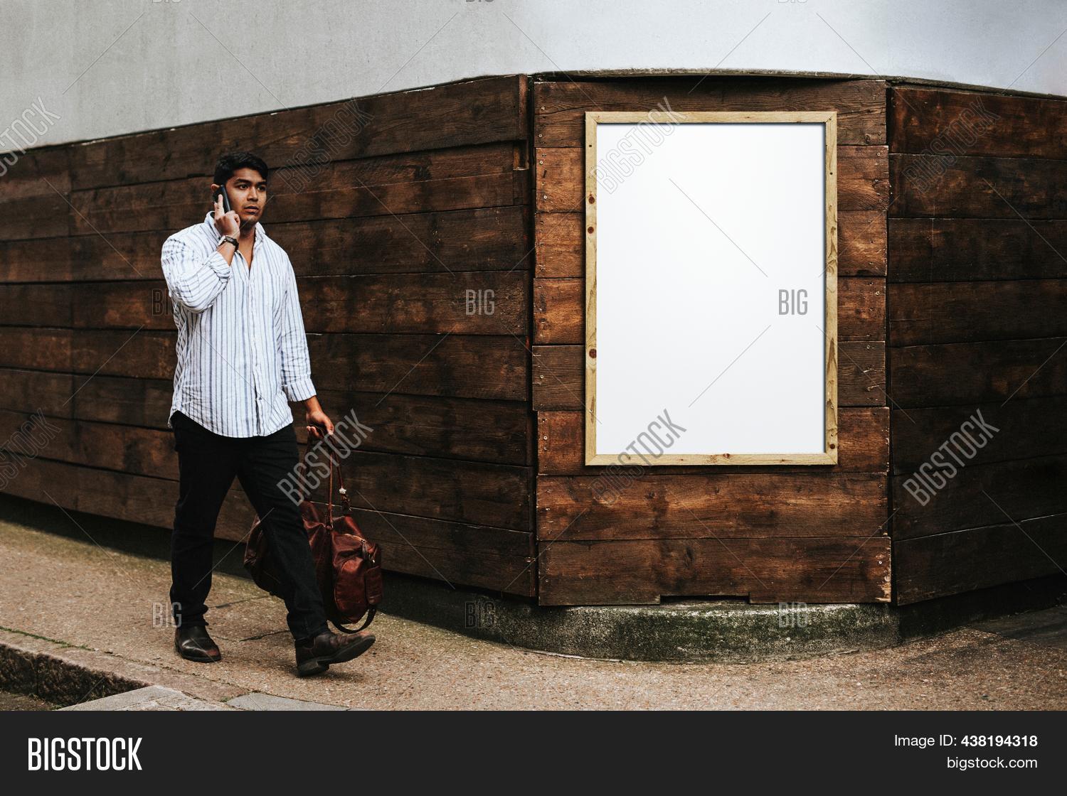 Man Walking By Blank Image & Photo (Free Trial) | Bigstock