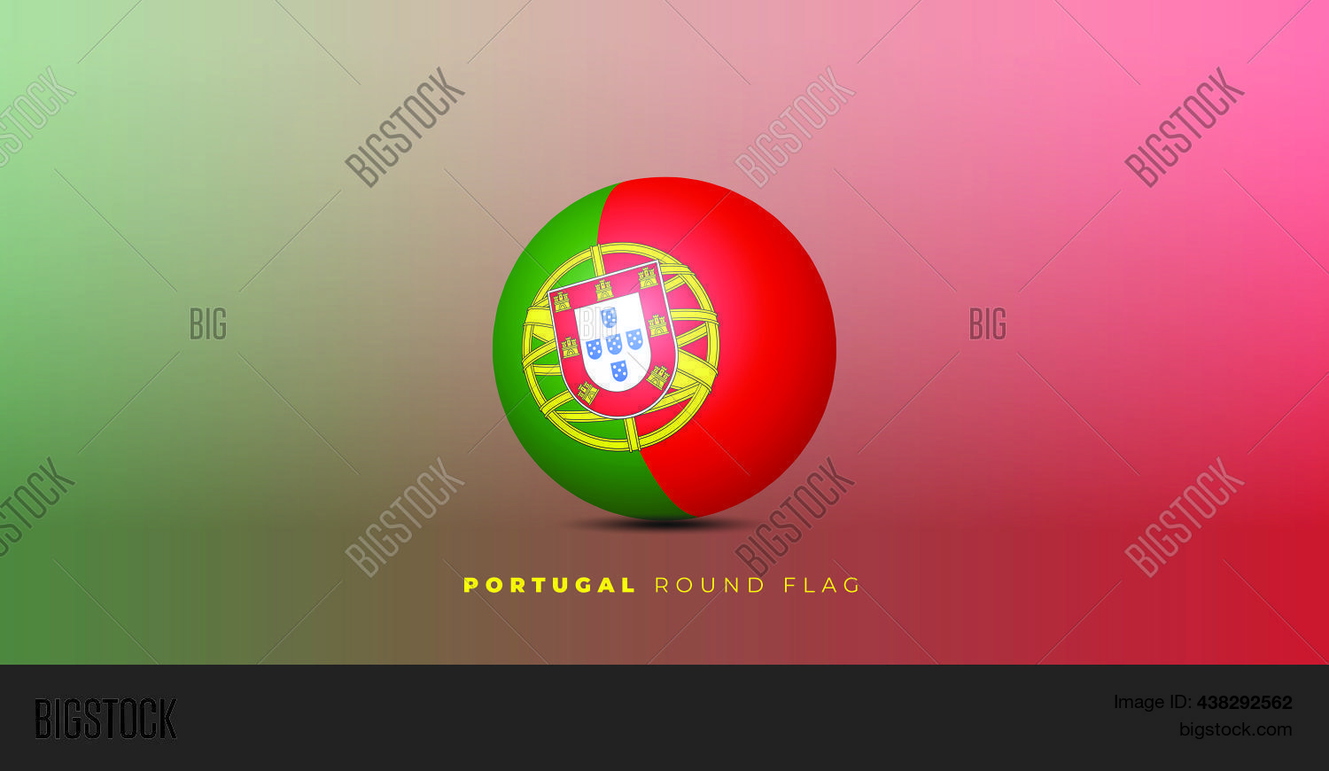Portugal Round Flag Vector & Photo (Free Trial) | Bigstock