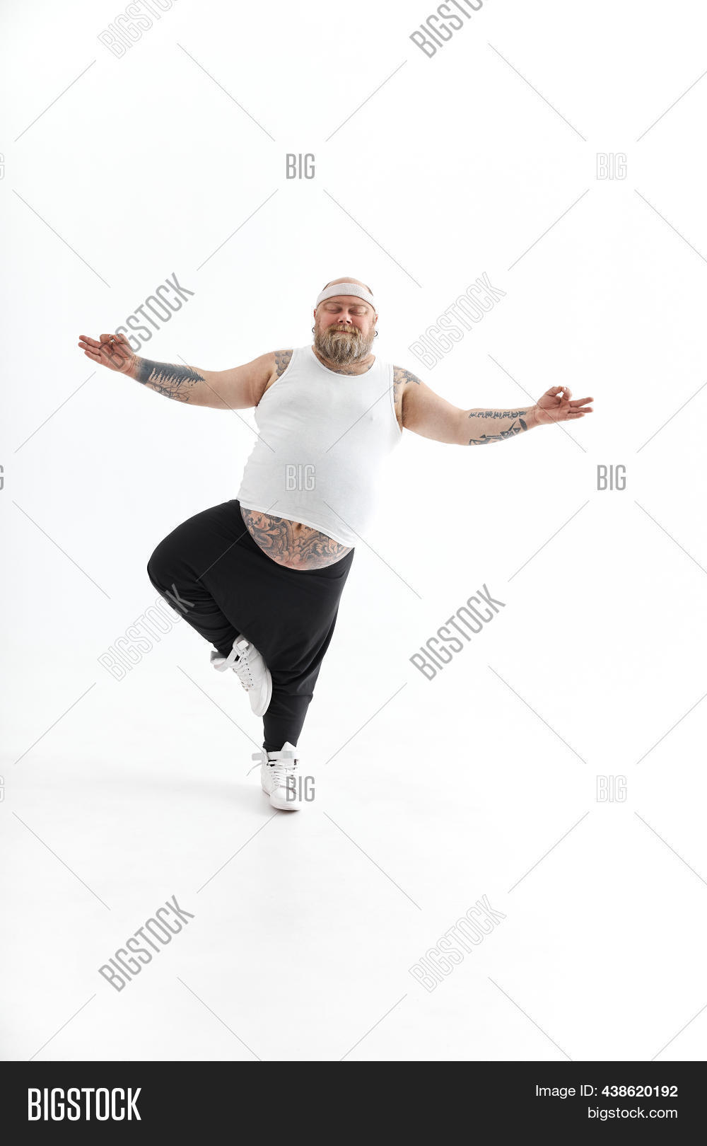Happy Fat Man Big Image & Photo (Free Trial) | Bigstock