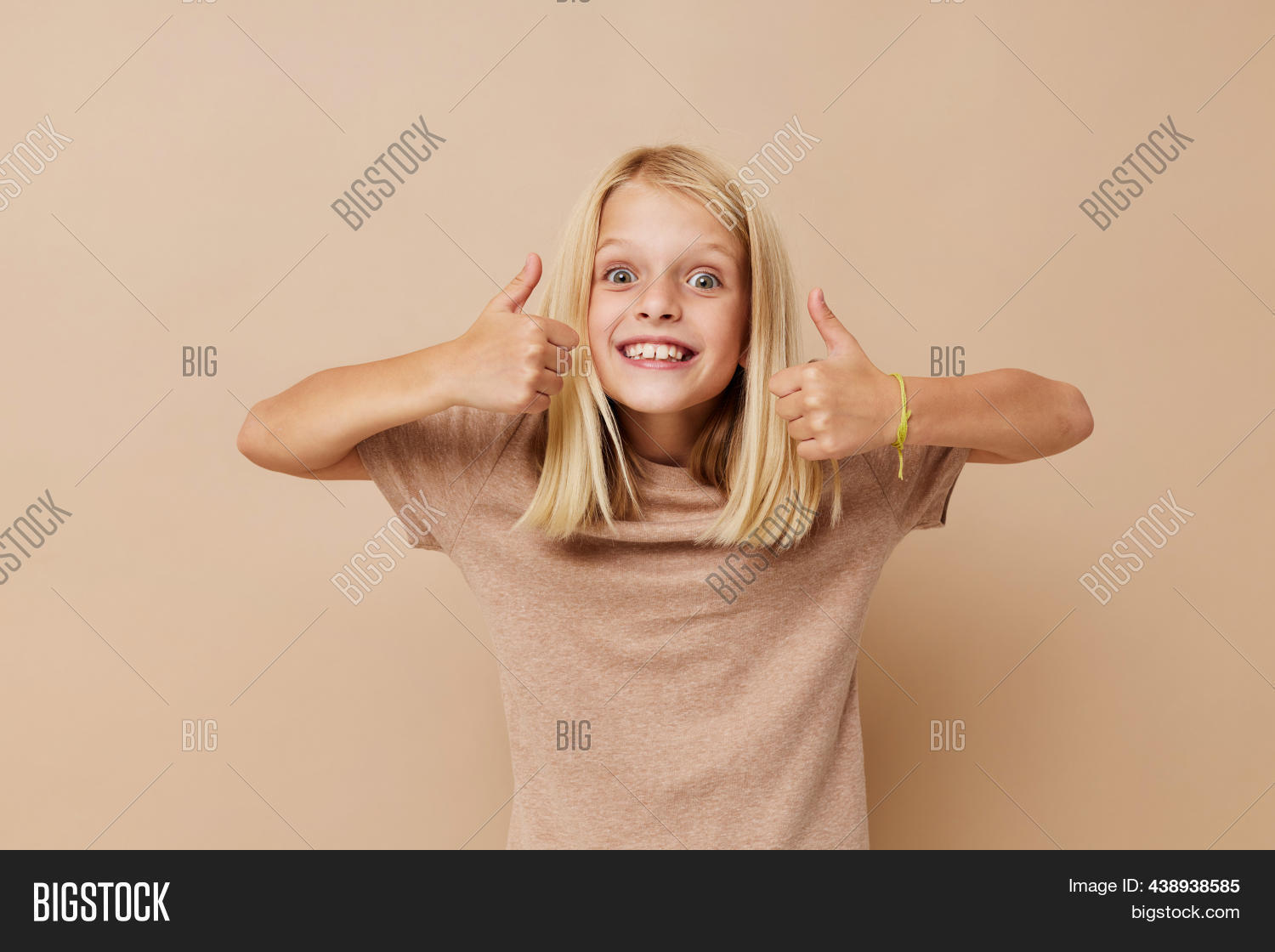 Positive Little Girl Image & Photo (Free Trial) | Bigstock