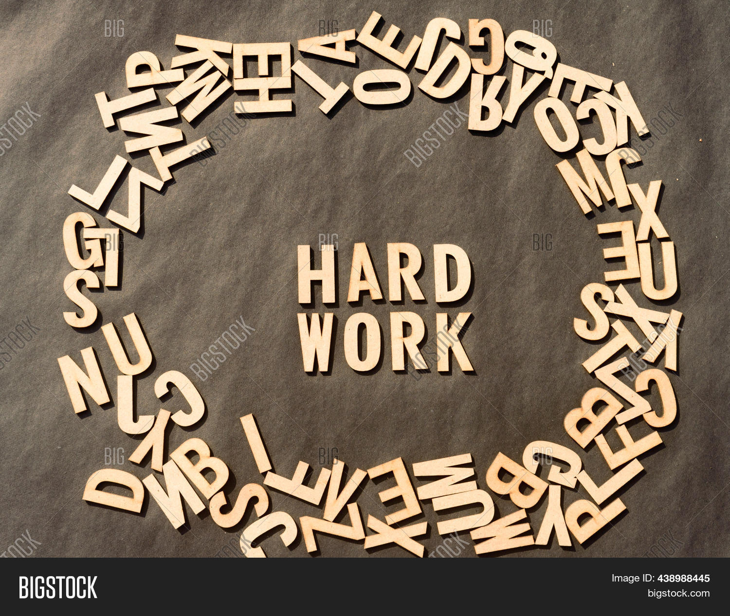 Work Hard Word Wooden Image & Photo (Free Trial) | Bigstock