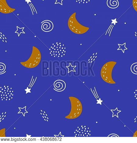 Seamless Space Stars Vector & Photo (Free Trial) | Bigstock