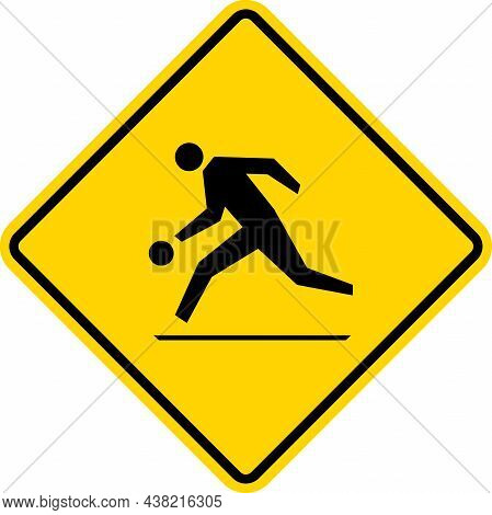 Playground Zone Sign Vector & Photo (Free Trial) | Bigstock