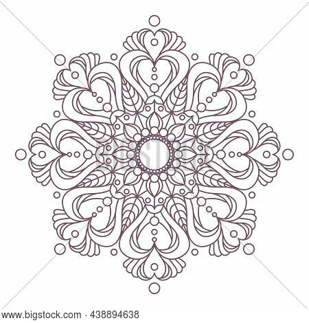 Adult Coloring Page Vector & Photo (Free Trial) | Bigstock