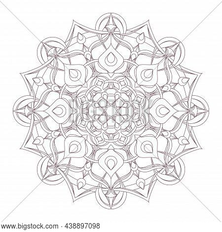 Adult Coloring Page Vector & Photo (Free Trial) | Bigstock