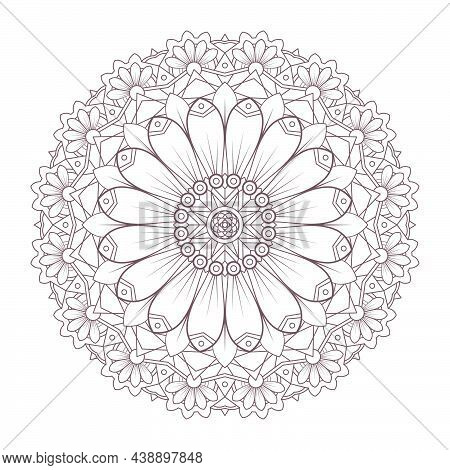 Adult Coloring Page Vector & Photo (Free Trial) | Bigstock