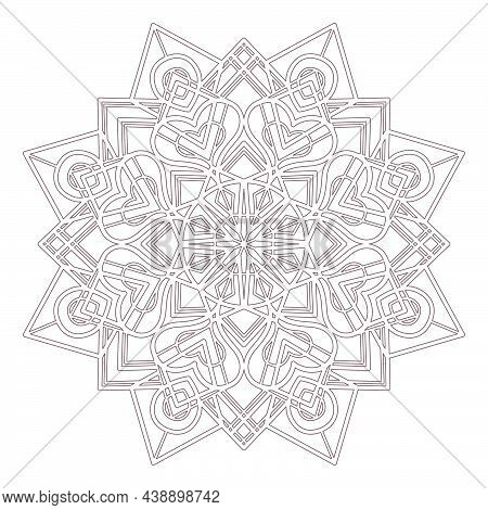 Adult Coloring Page Vector & Photo (Free Trial) | Bigstock