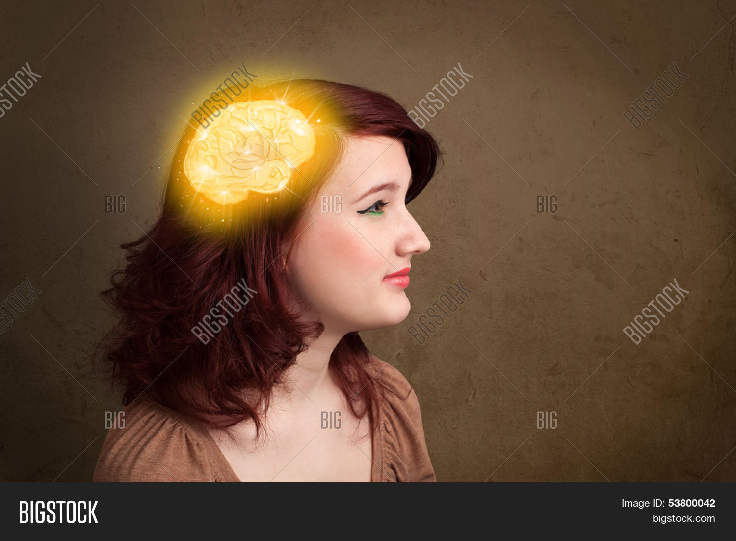Young Girl Thinking Image & Photo (Free Trial) | Bigstock