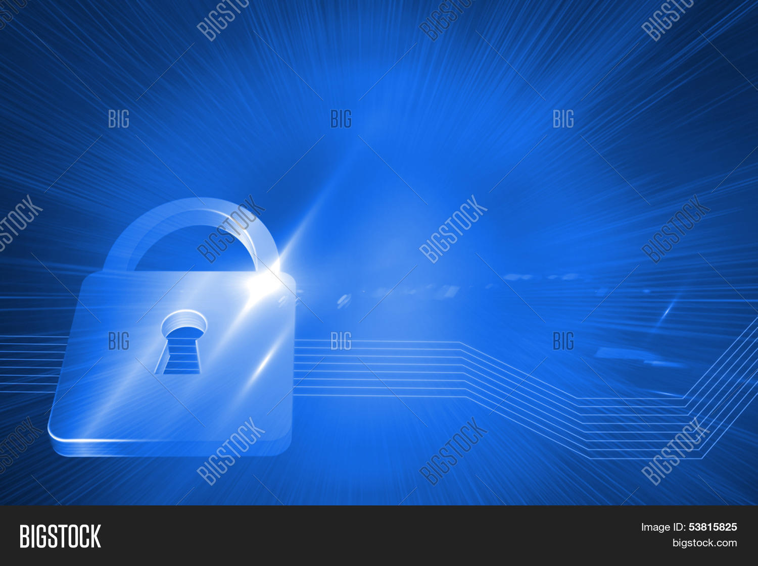 Glowing Lock Left Image & Photo (Free Trial) | Bigstock