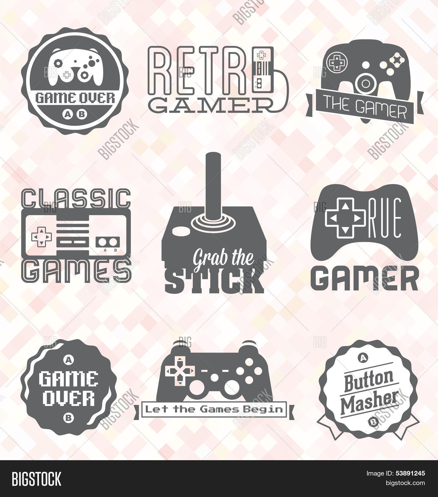 Vector Set: Retro Vector & Photo (Free Trial) | Bigstock