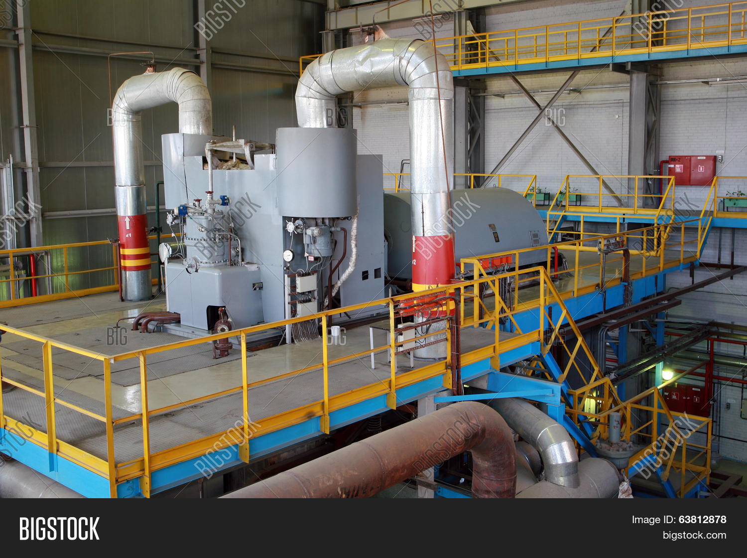 Steam Turbine Rotates Image & Photo (Free Trial) | Bigstock