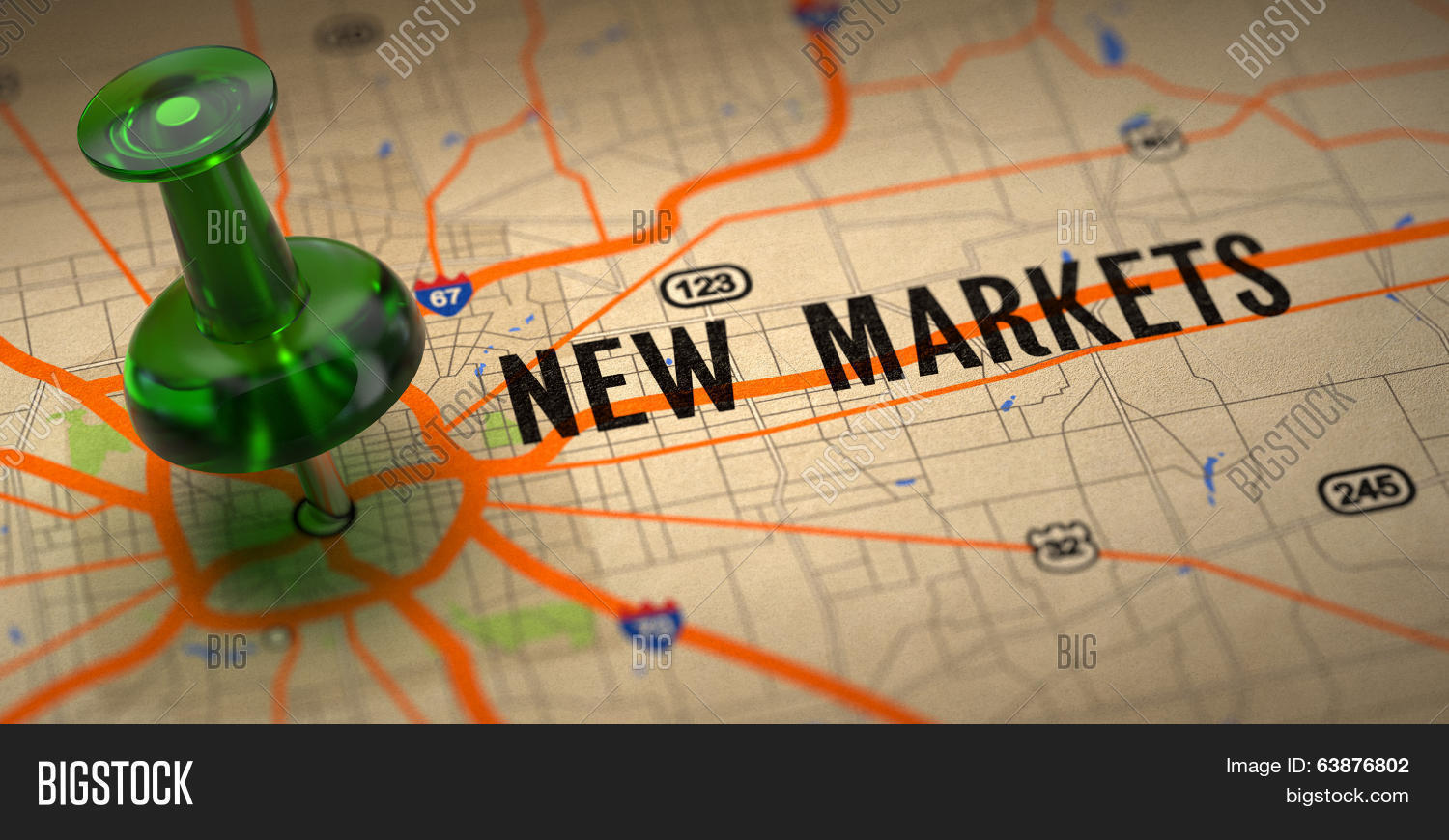 New Markets - Green Image & Photo (Free Trial) | Bigstock