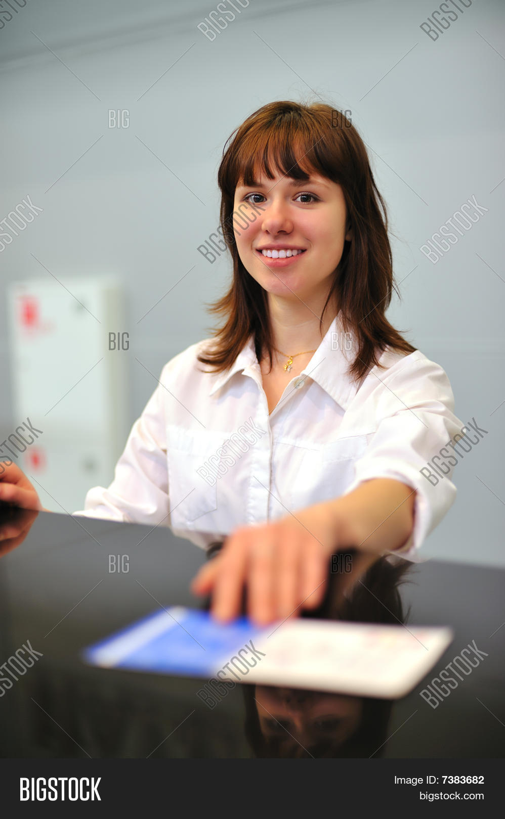 Girl Check- Counter Image & Photo (Free Trial) | Bigstock