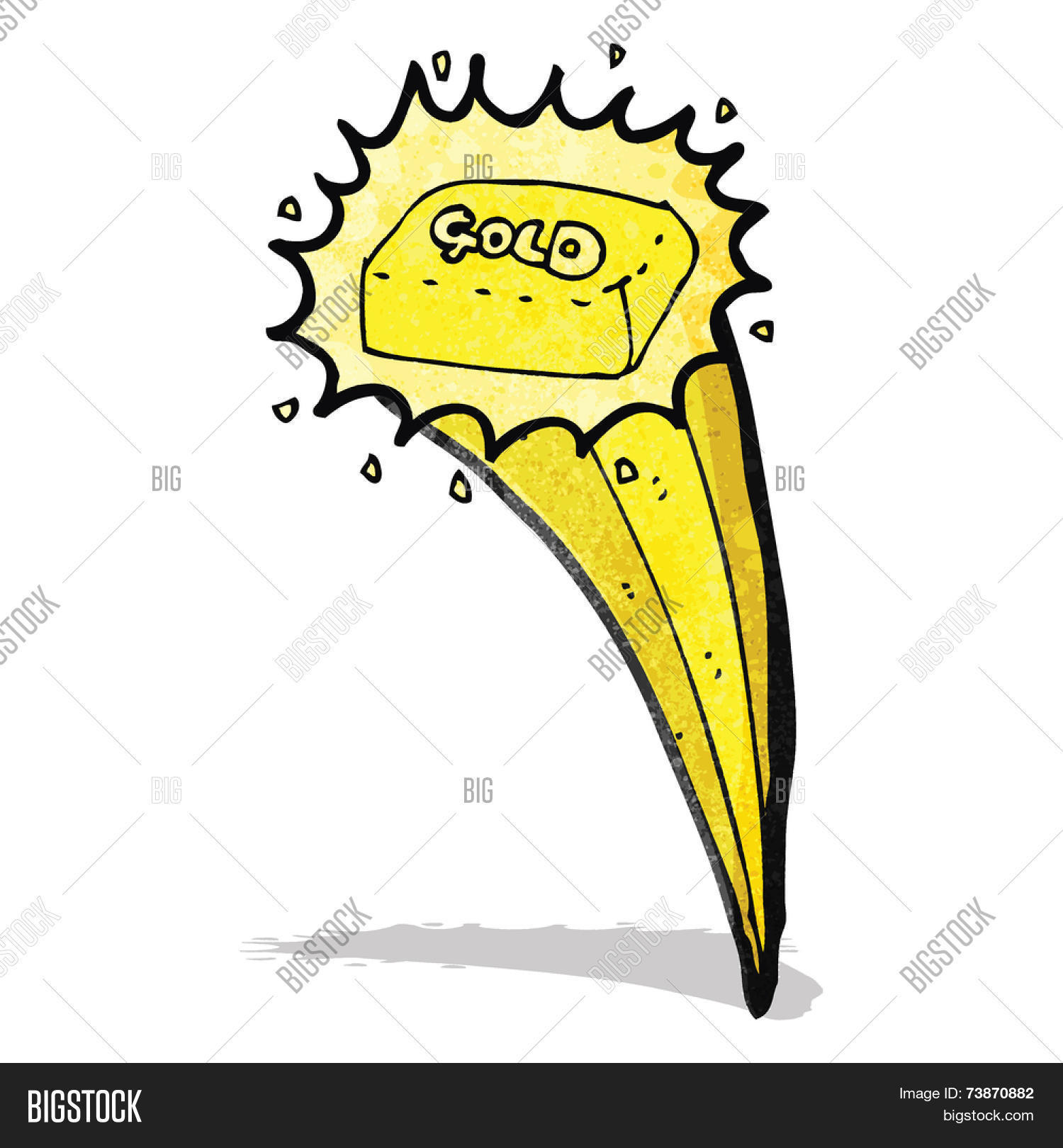 Gold Bar Cartoon Vector & Photo (Free Trial) | Bigstock