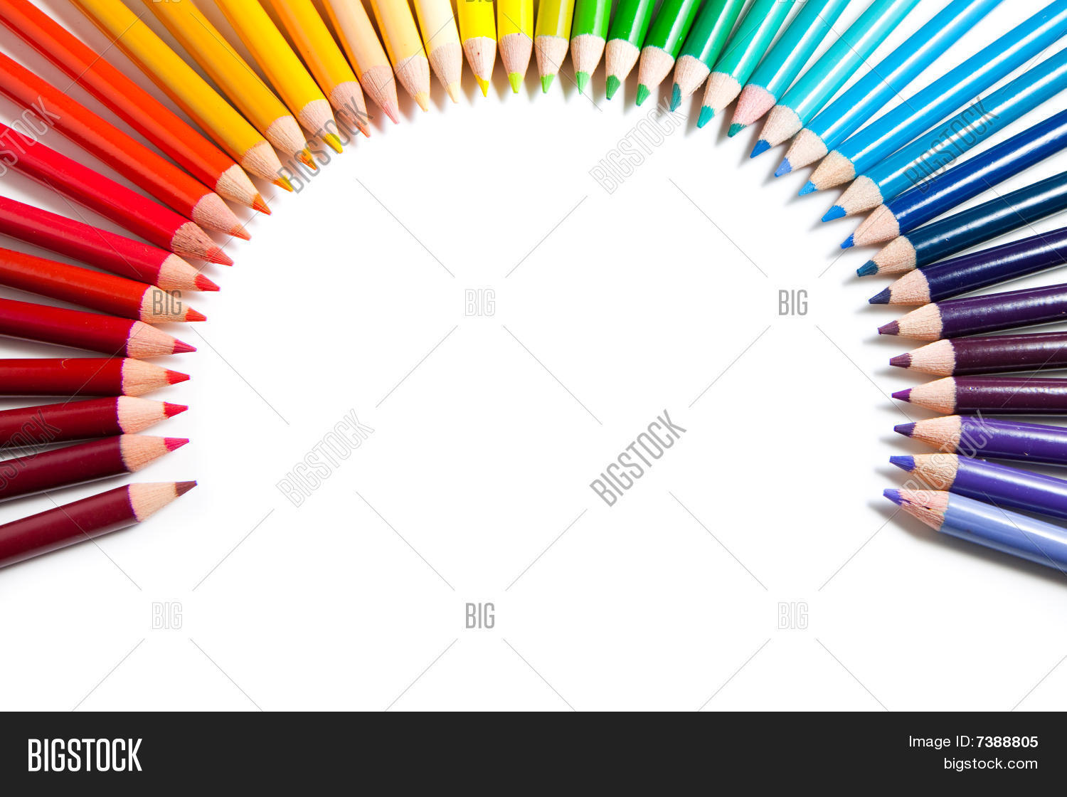 Colored Pencil Circle Image & Photo (Free Trial) | Bigstock