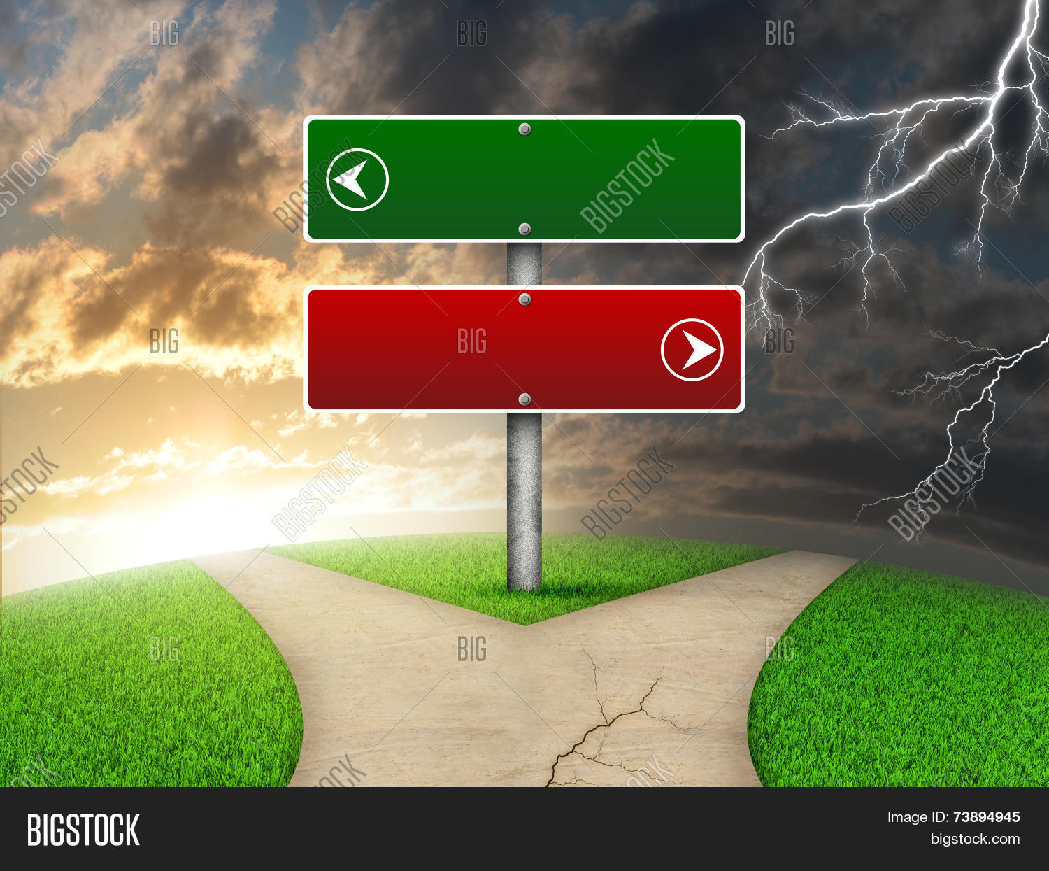 Crossroads Road Sign Image & Photo (Free Trial) | Bigstock