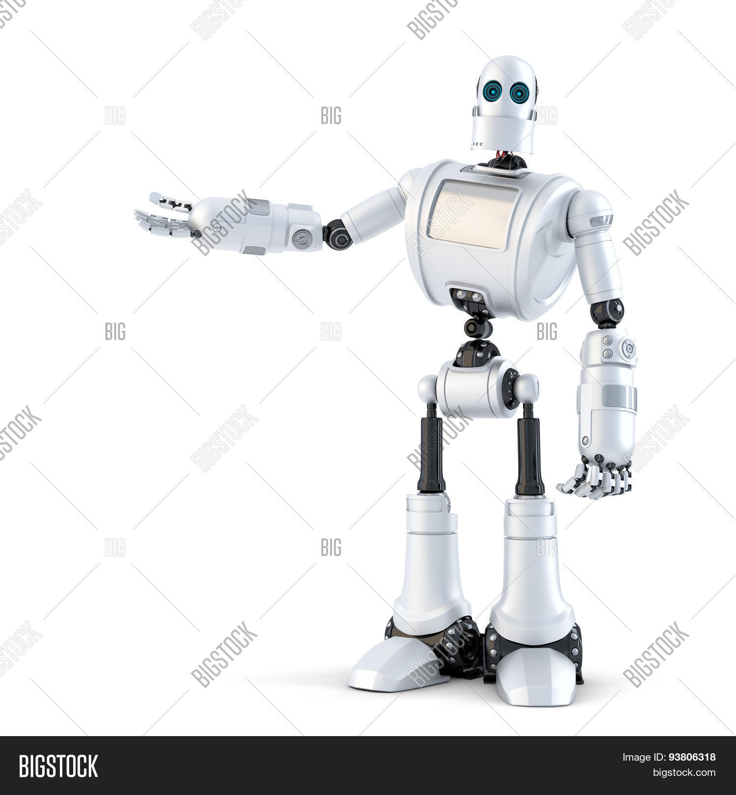 Robot Presenting Image & Photo (Free Trial) | Bigstock