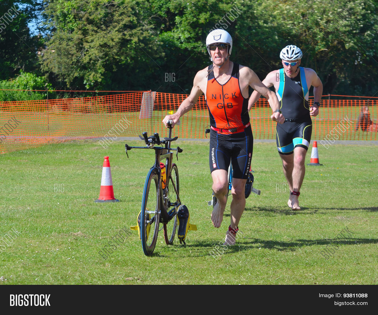 Triathlon Men Running Image & Photo (Free Trial) | Bigstock