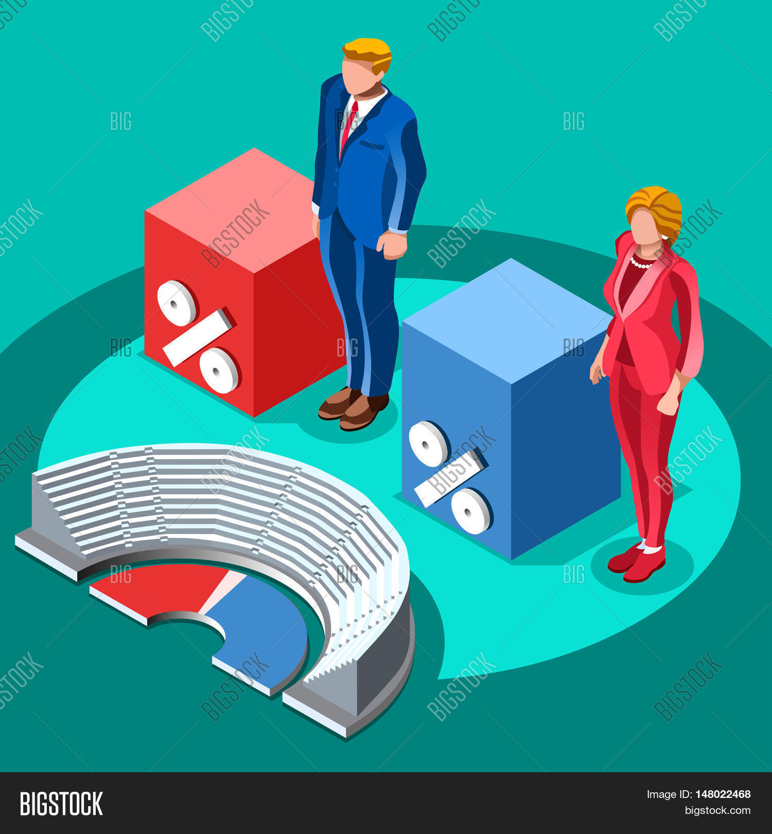 Election Infographic. Vector & Photo (Free Trial) | Bigstock