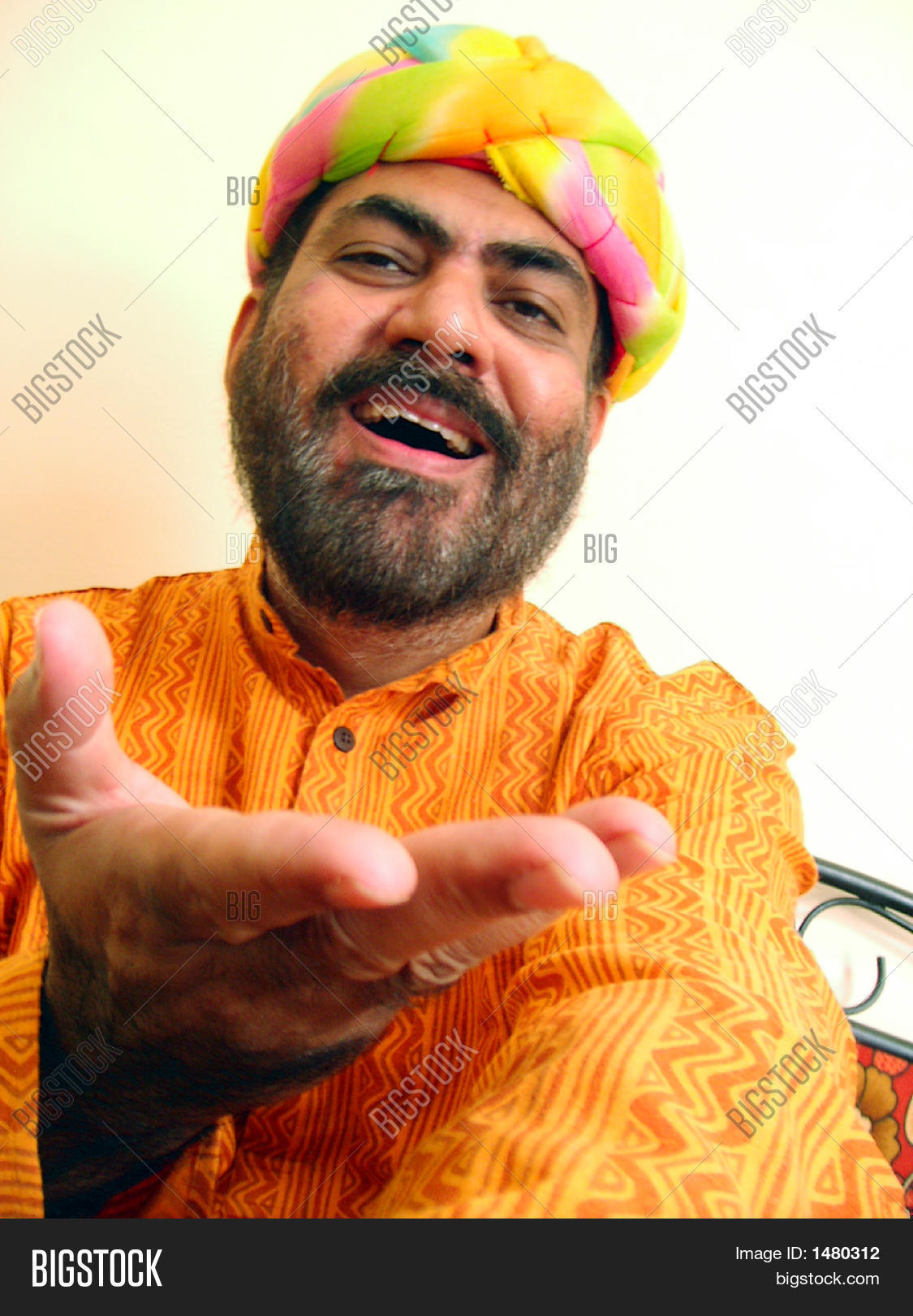 Indian Man Colorful Image & Photo (Free Trial) | Bigstock