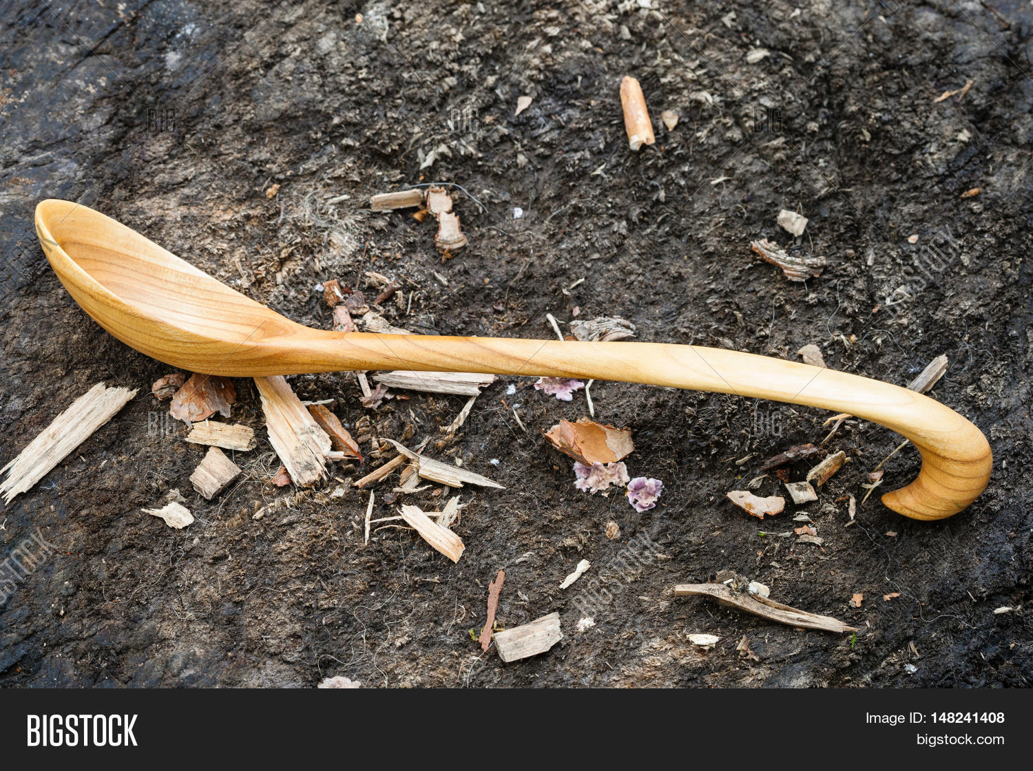 Side View Wooden Spoon Image & Photo (Free Trial) | Bigstock