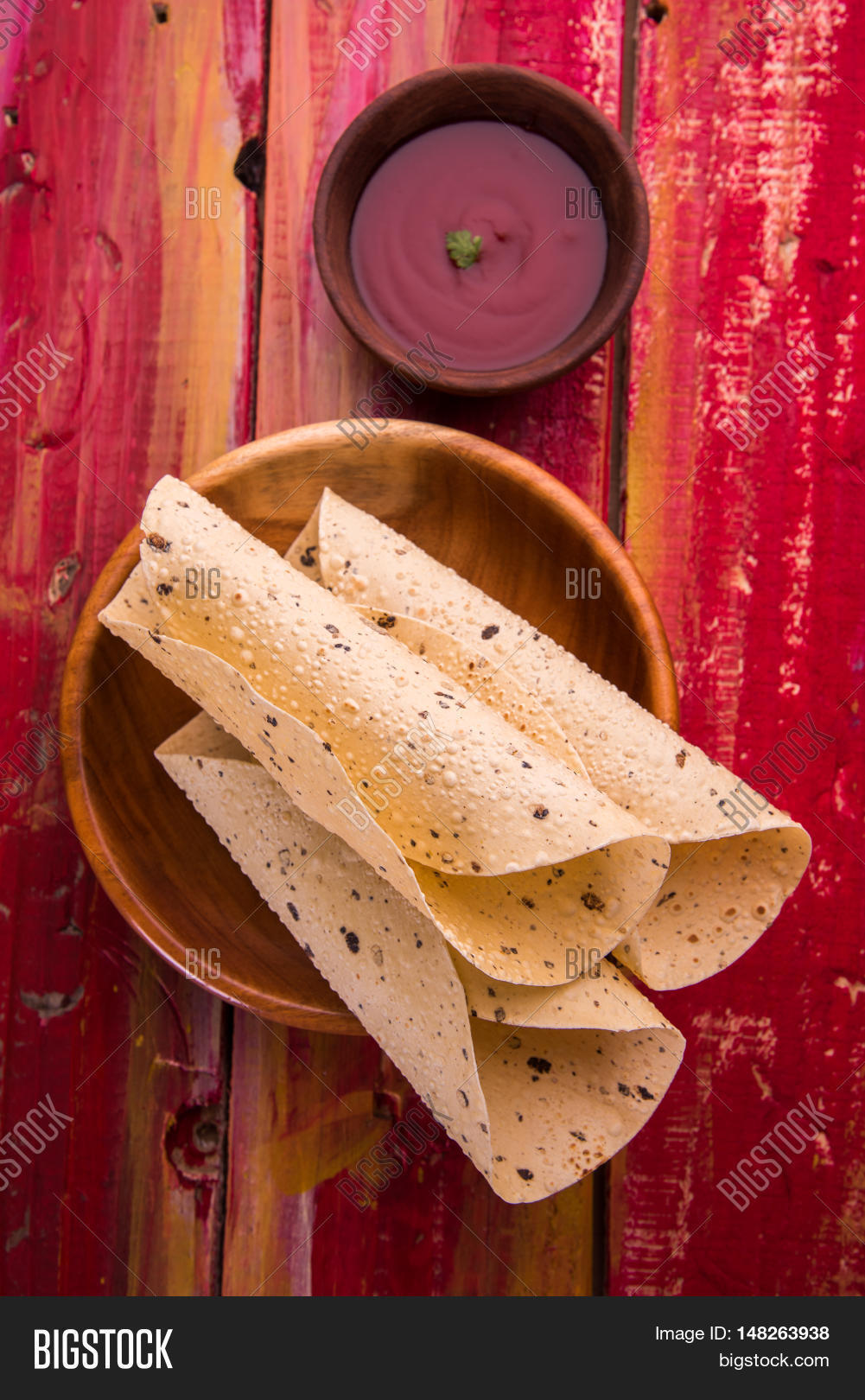 Rosted Papad Roll Image & Photo (Free Trial) | Bigstock