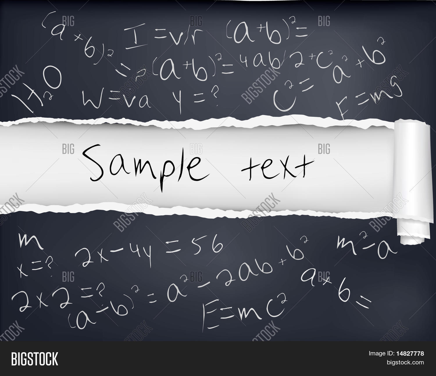 Ripped Black Paper Vector & Photo (Free Trial) | Bigstock