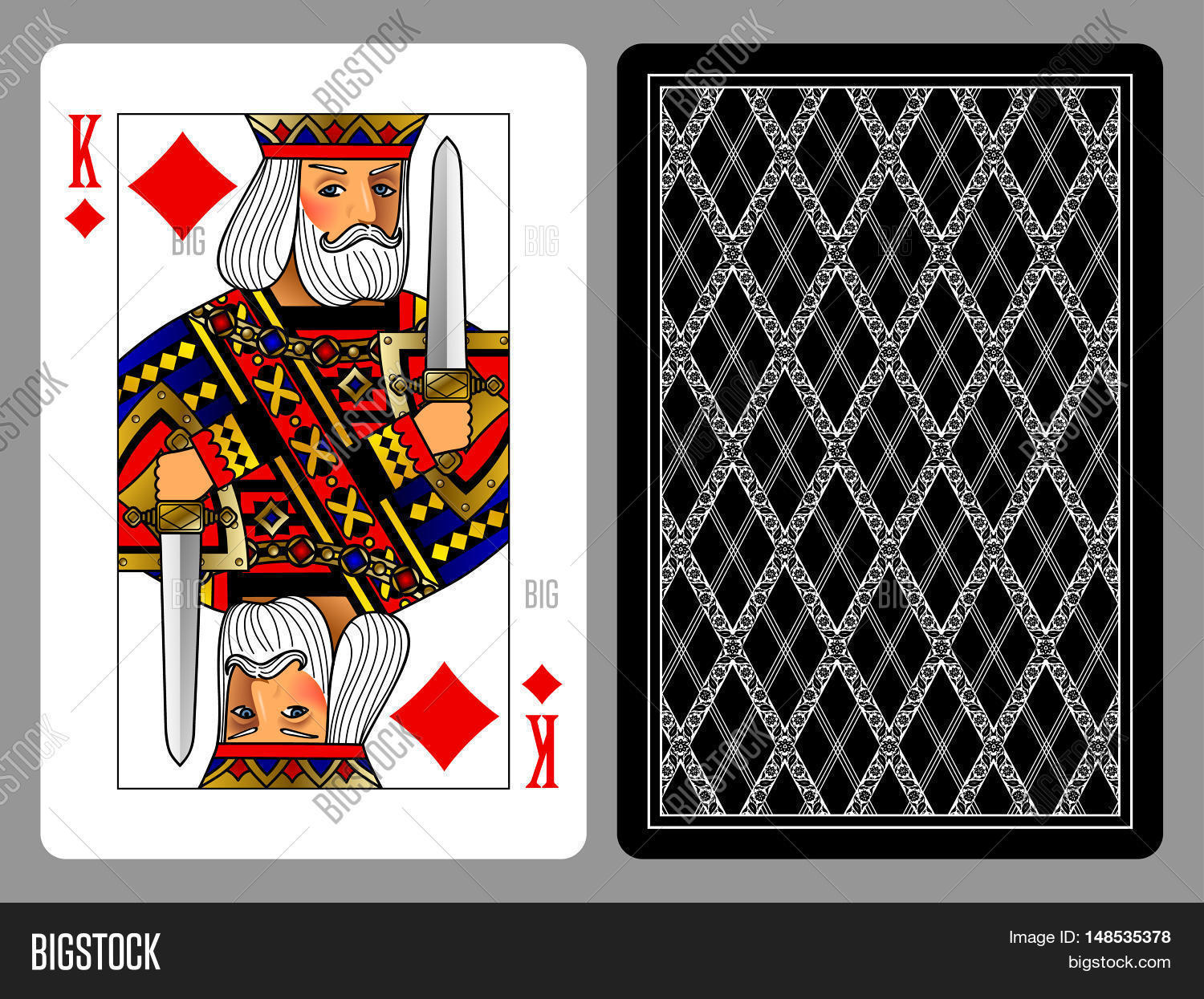 King Diamonds Playing Image & Photo (Free Trial) | Bigstock