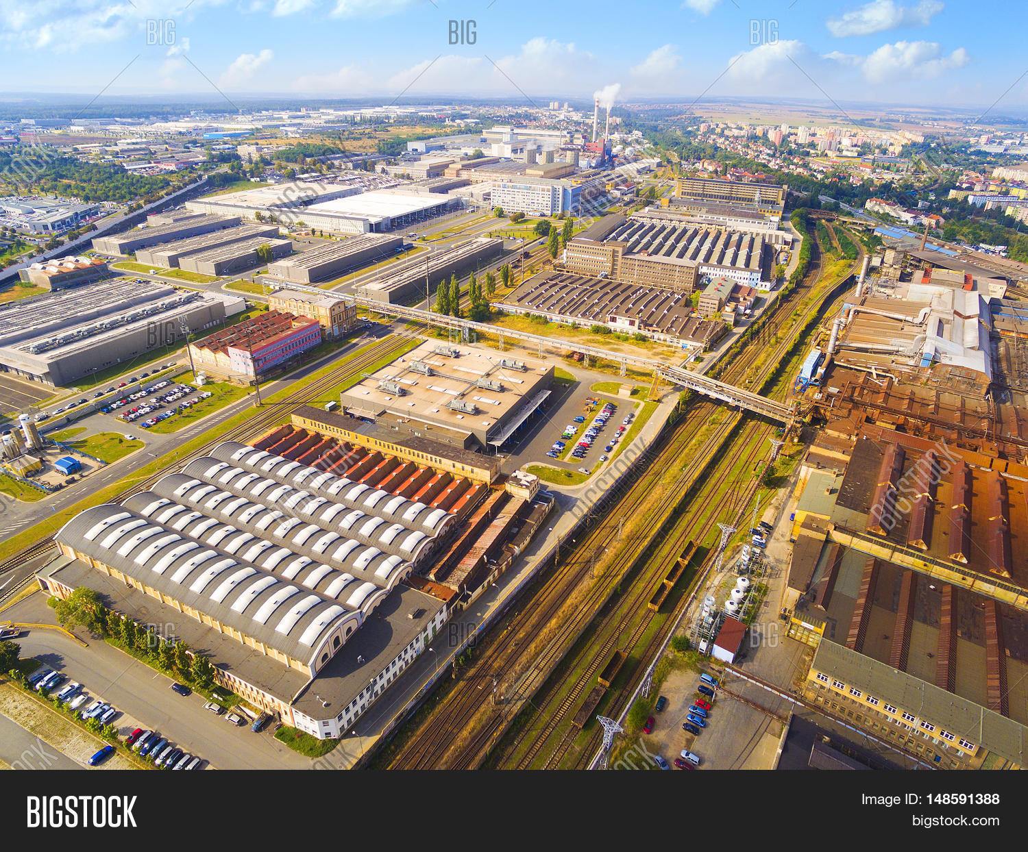 Aerial View Industrial Image & Photo (Free Trial) | Bigstock