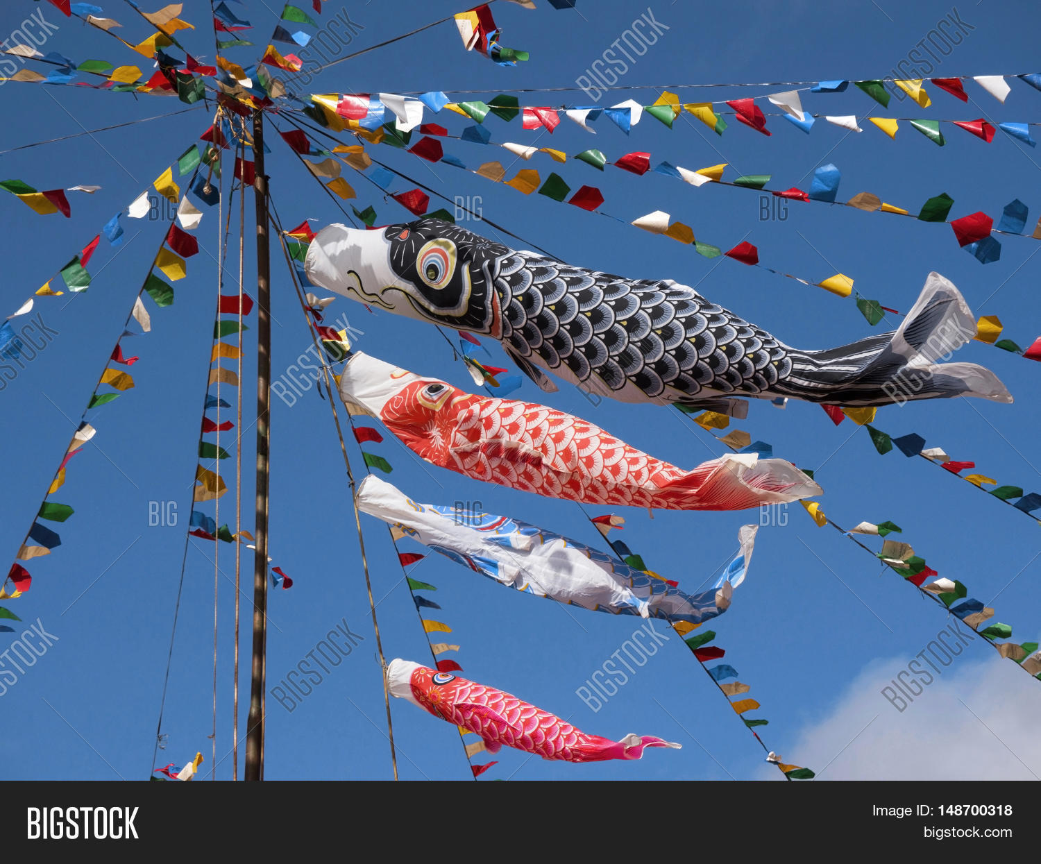 Koinobori Fish Shaped Image & Photo (Free Trial) | Bigstock