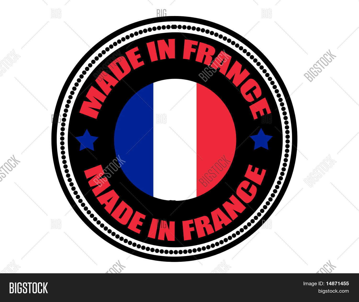 Made France Label Vector & Photo (Free Trial) | Bigstock