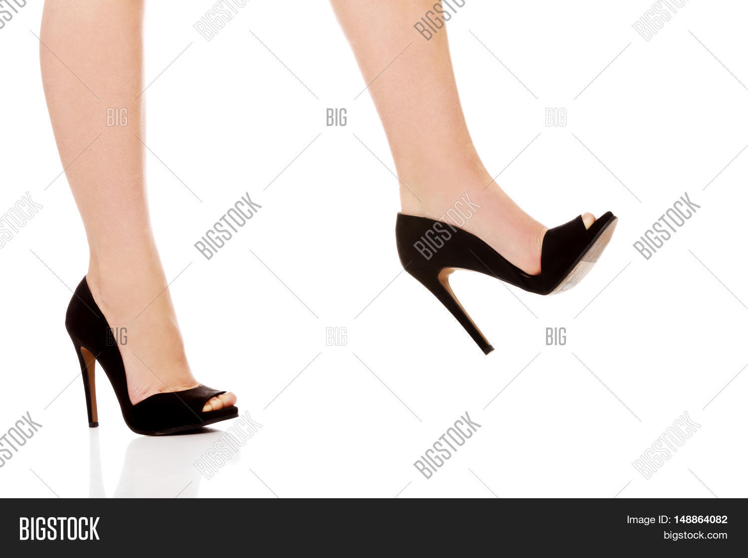 Woman's Leg High Heels Image & Photo (Free Trial) | Bigstock