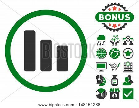 Bar Chart Decrease Vector & Photo (Free Trial) | Bigstock
