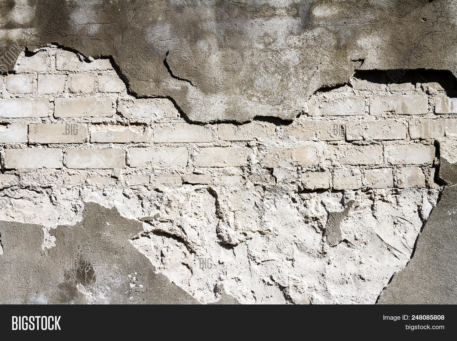 Old Gray Brick Plaster Image & Photo (Free Trial) | Bigstock