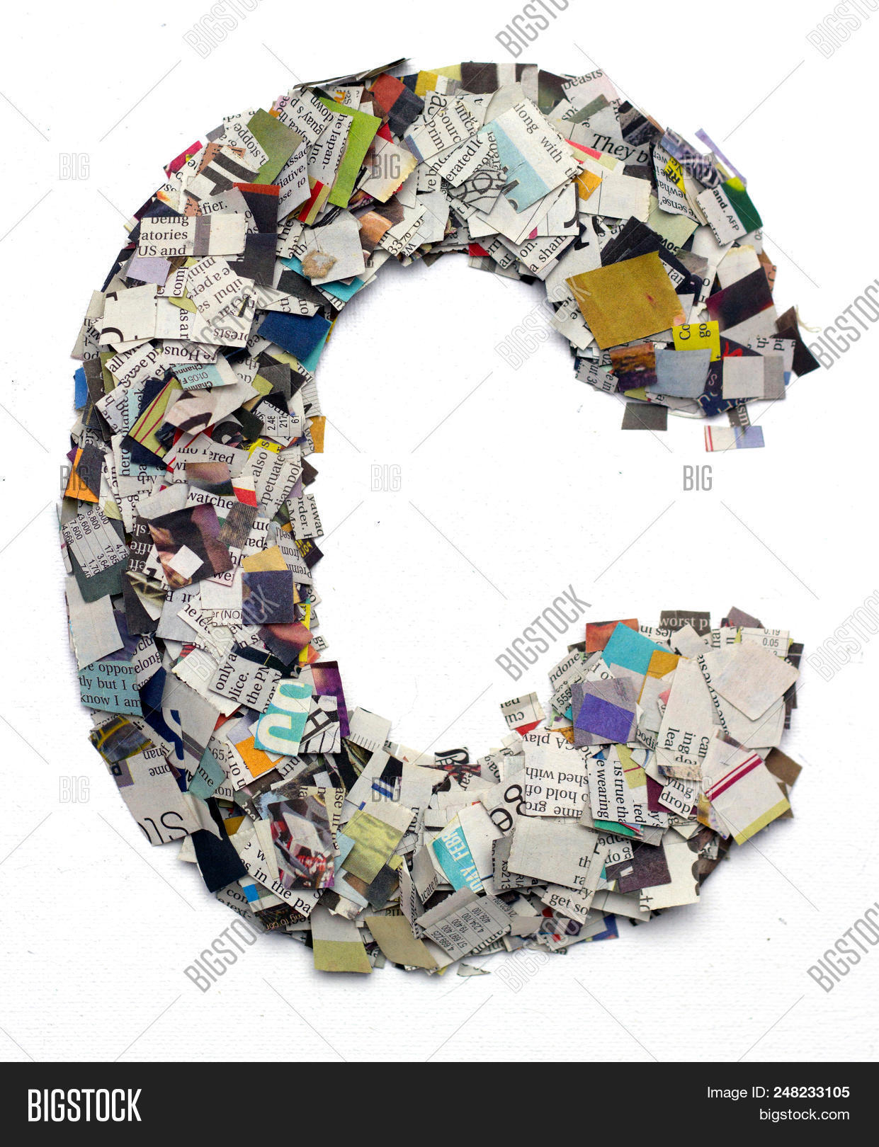 Letters Made Newspaper Image & Photo (Free Trial) | Bigstock