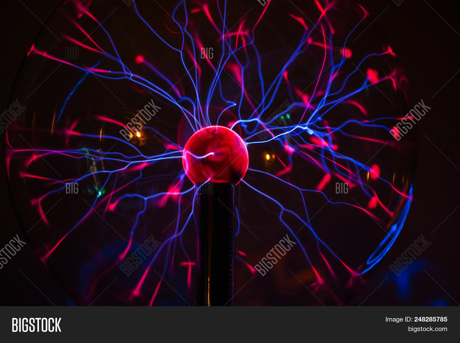Electric Plasma Glass Image & Photo (Free Trial) | Bigstock