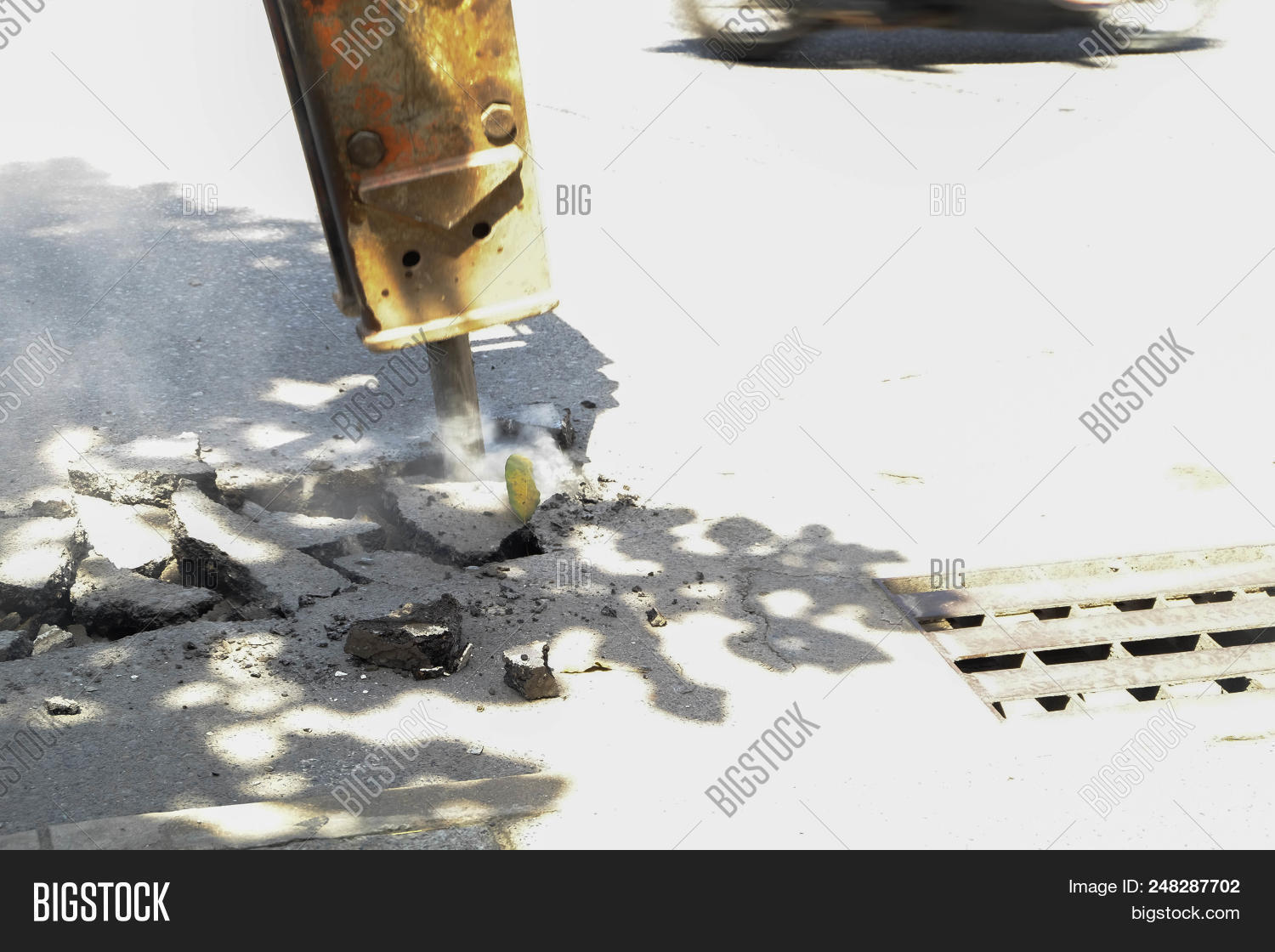 Road Drilling Machine Image & Photo (Free Trial) | Bigstock