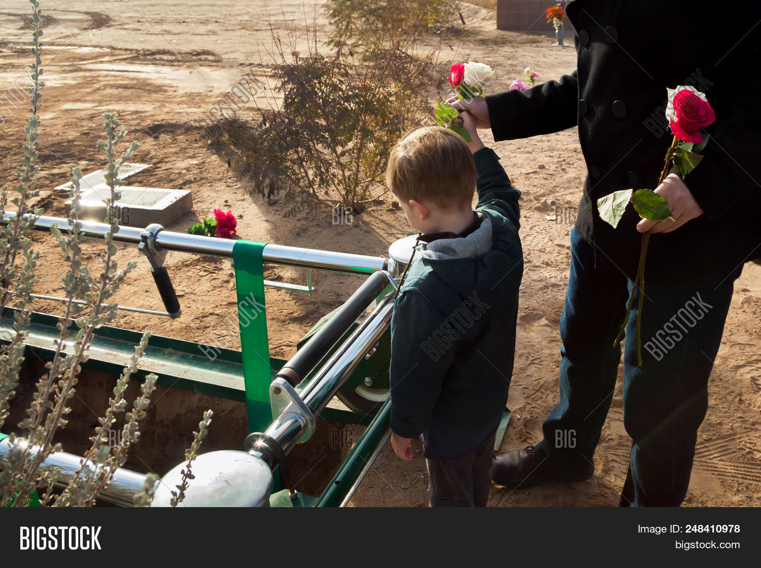 Father Son Say Goodbye Image & Photo (Free Trial) | Bigstock